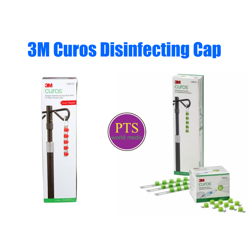 3M Curos Disinfecting Cap จุดปิดมีน้ำยาฆ่าเชื้อ (ยกกล่อง) | Shopee Thailand