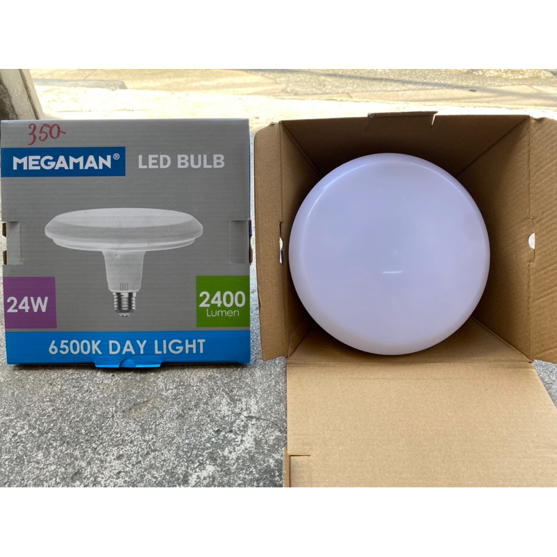Megaman หลอดไฟ Led UFO E27 24W แสงDaylight ของแท้พร้อมส่ง | Shopee Thailand