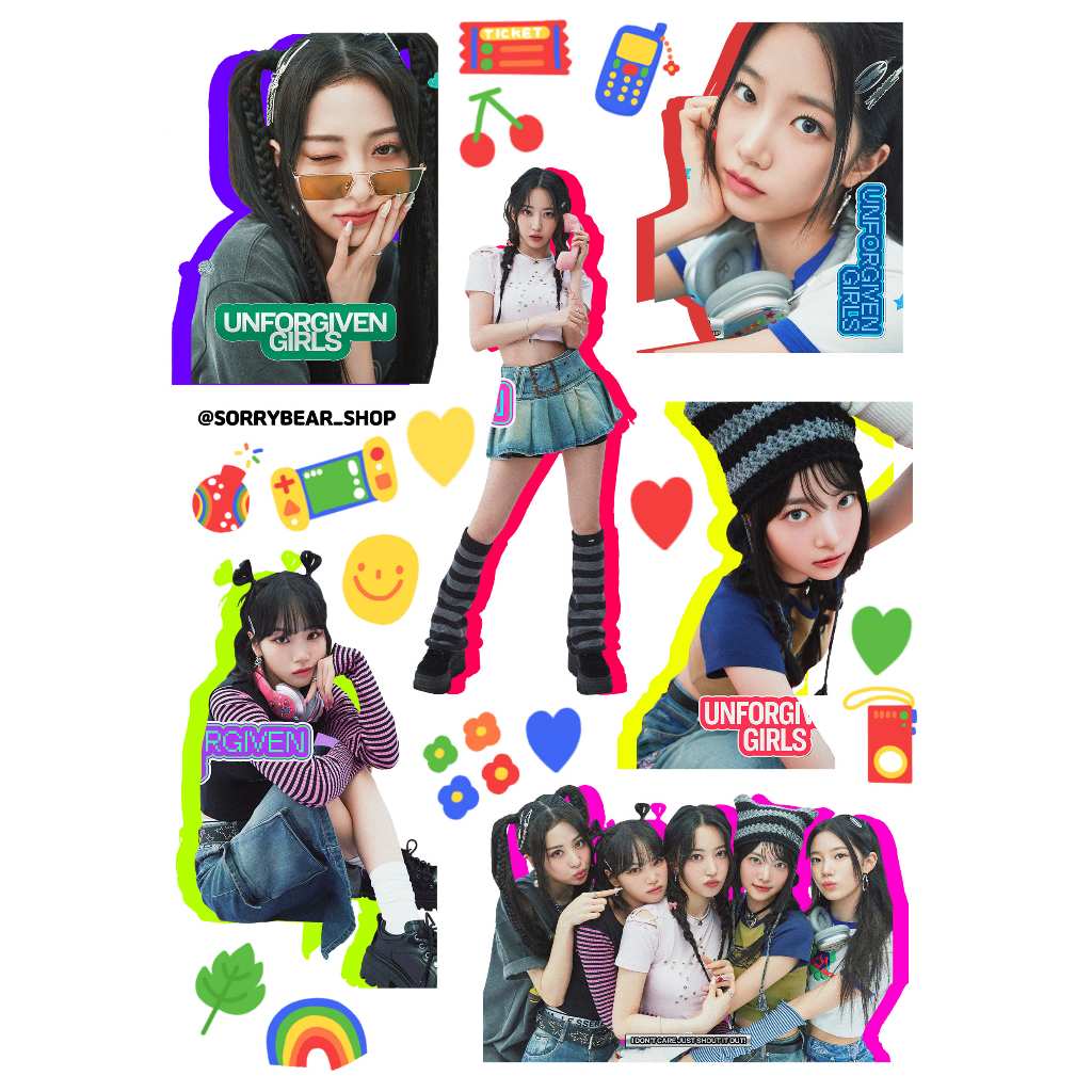 le sserafim Sticker Die-Cut สติ๊กเกอร์ le sserafim ไดคัท | Shopee Thailand