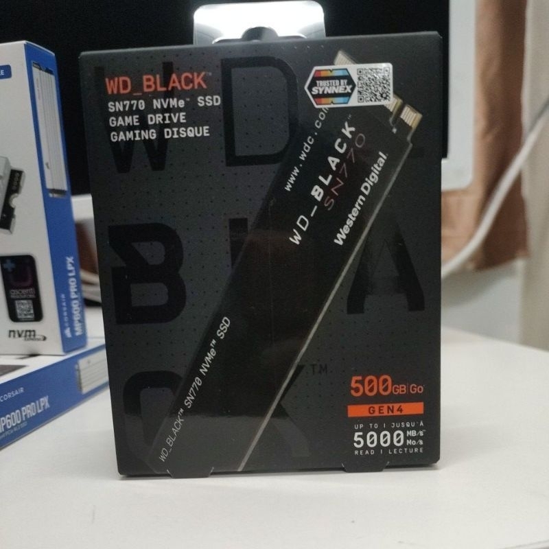 SSD M.2 WD BLACK SN770 500GB NVMe PCIe 4.0 Gen4 SSD M2 ตัวแรง ของใหม่ ...