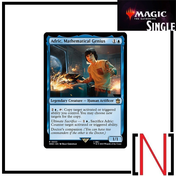[MTG][Single][WHO] Adric, Mathematical Genius ระดับ Rare [ภาษาอังกฤษ ...