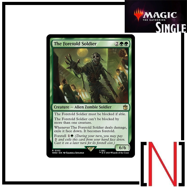 [MTG][Single][WHO] The Foretold Soldier ระดับ Rare [ภาษาอังกฤษ ...