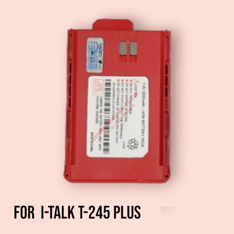 I-TALK T-245 Plus แบตเตอรี่วิทยุสื่อสาร===ของแท้===(1 ก้อน) | Shopee Thailand