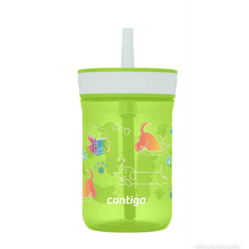 NEW!! Contigo Leighton Kids Tumbler with Straw, ขนาด 14oz แก้วน้ำดื่ม ...