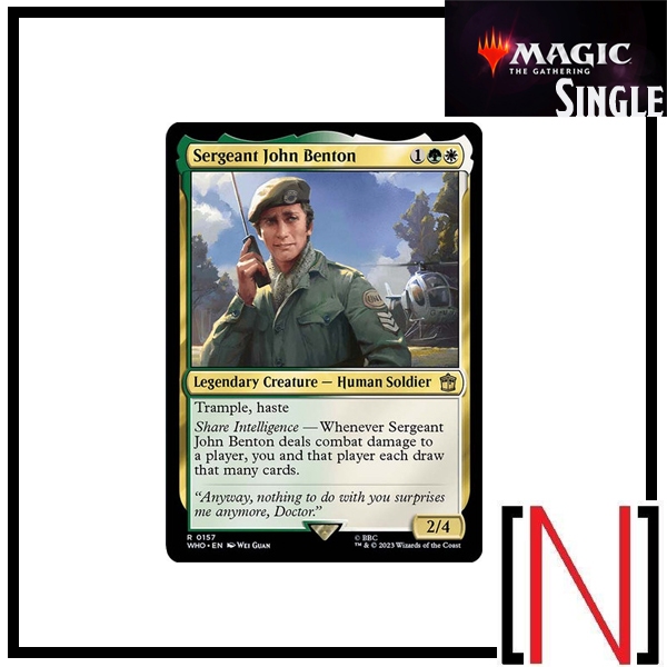 [MTG][Single][WHO] Sergeant John Benton ระดับ Rare [ภาษาอังกฤษ ...