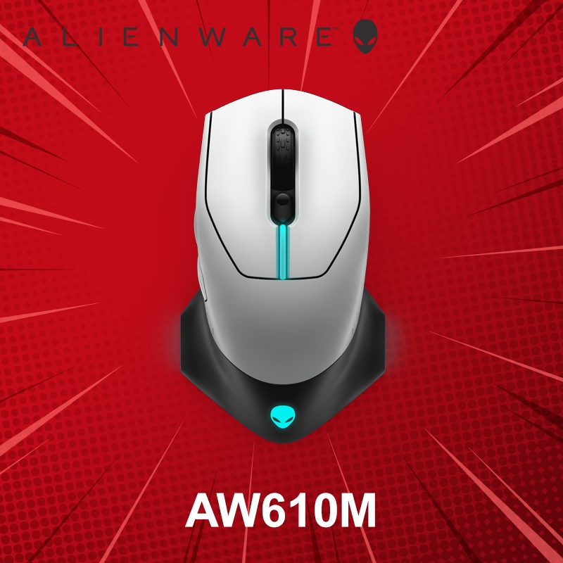 เมาส์เกมมิ่งไร้สาย Dell Alienware AW610M ประกันศูนย์ 2 ปี | Shopee Thailand