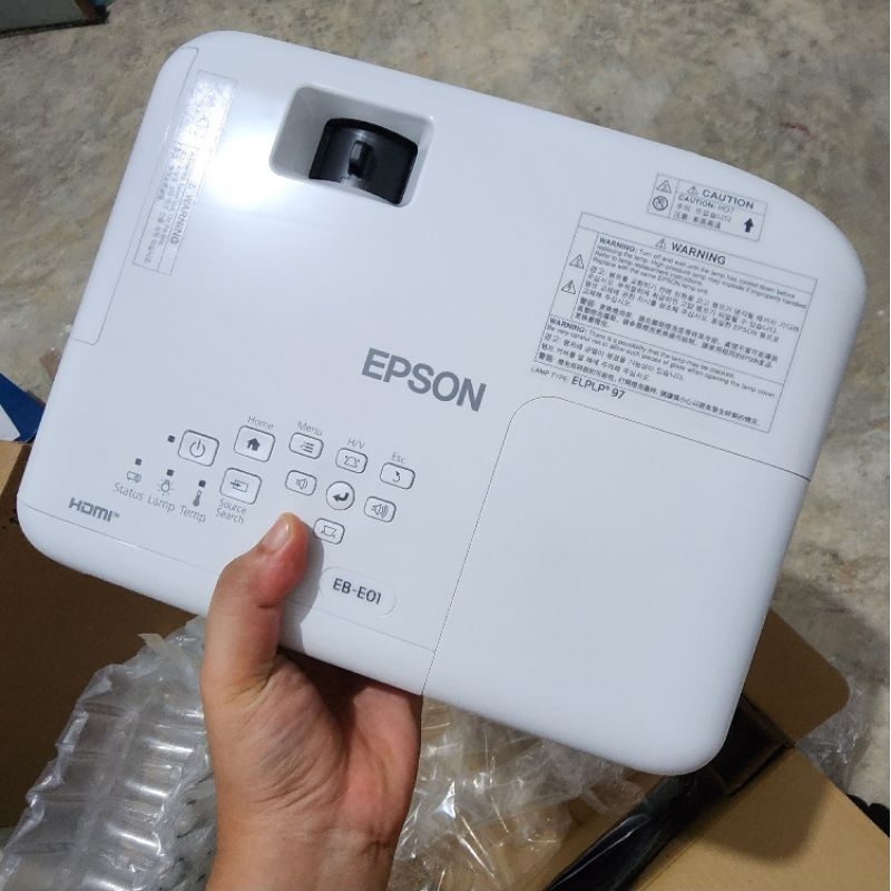 โปรเจคเตอร์ Epson EB-E01 มือสอง สภาพ 99.9% | Shopee Thailand