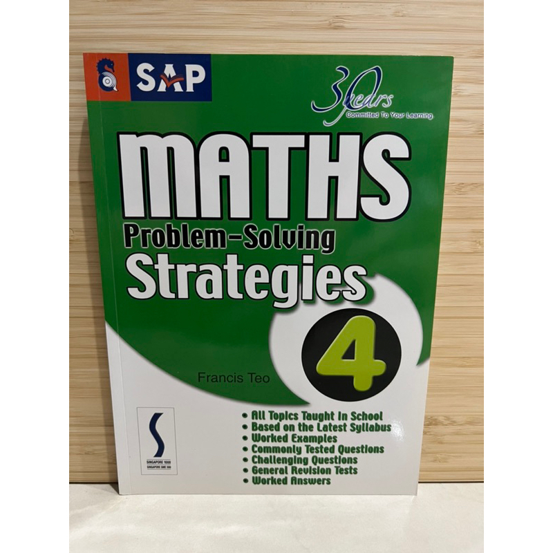 Maths Problem-Solving Strategies Primary 4 (with answers) แบบฝึกหัด ...