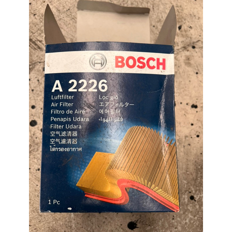 ไส้กรองอากาศ BOSCH A2226 CIVIC CRV 2.0 | Shopee Thailand