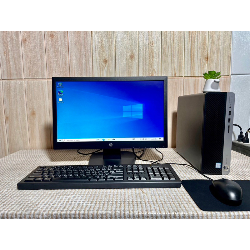 คอมพิวเตอร์ พร้อมจอHP19นิ้วLED HP PRODESK 400 G4 SFF I5 6500 RAM 8GB ...