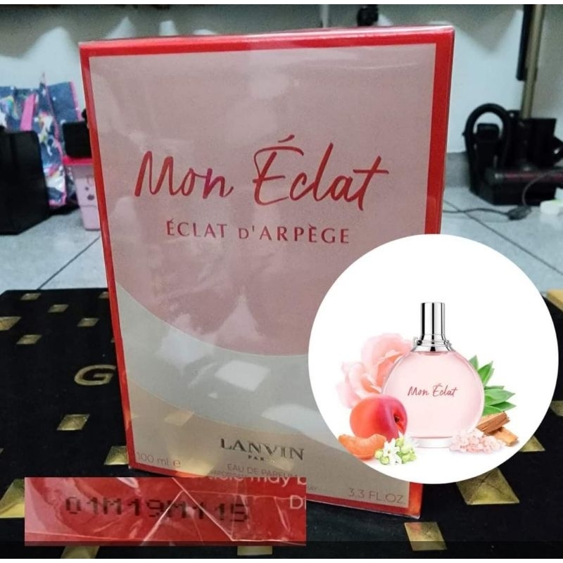 กล่องซีล Lanvin Mon Éclat Eau de Parfum 100มิล MFG 04/2022 | Shopee Thailand