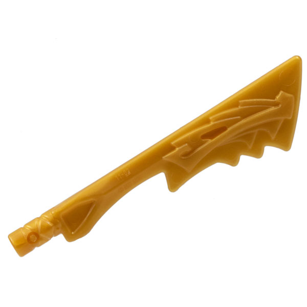 ชิ้นส่วนเลโก้ Lego Part Minifigure, Weapon Sword, Serrated Blade with ...