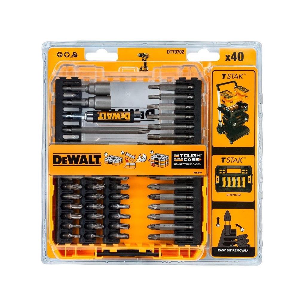 DEWALT ชุดดอกไขควง 40 ชิ้น รุ่น DT70702-QZ | Shopee Thailand