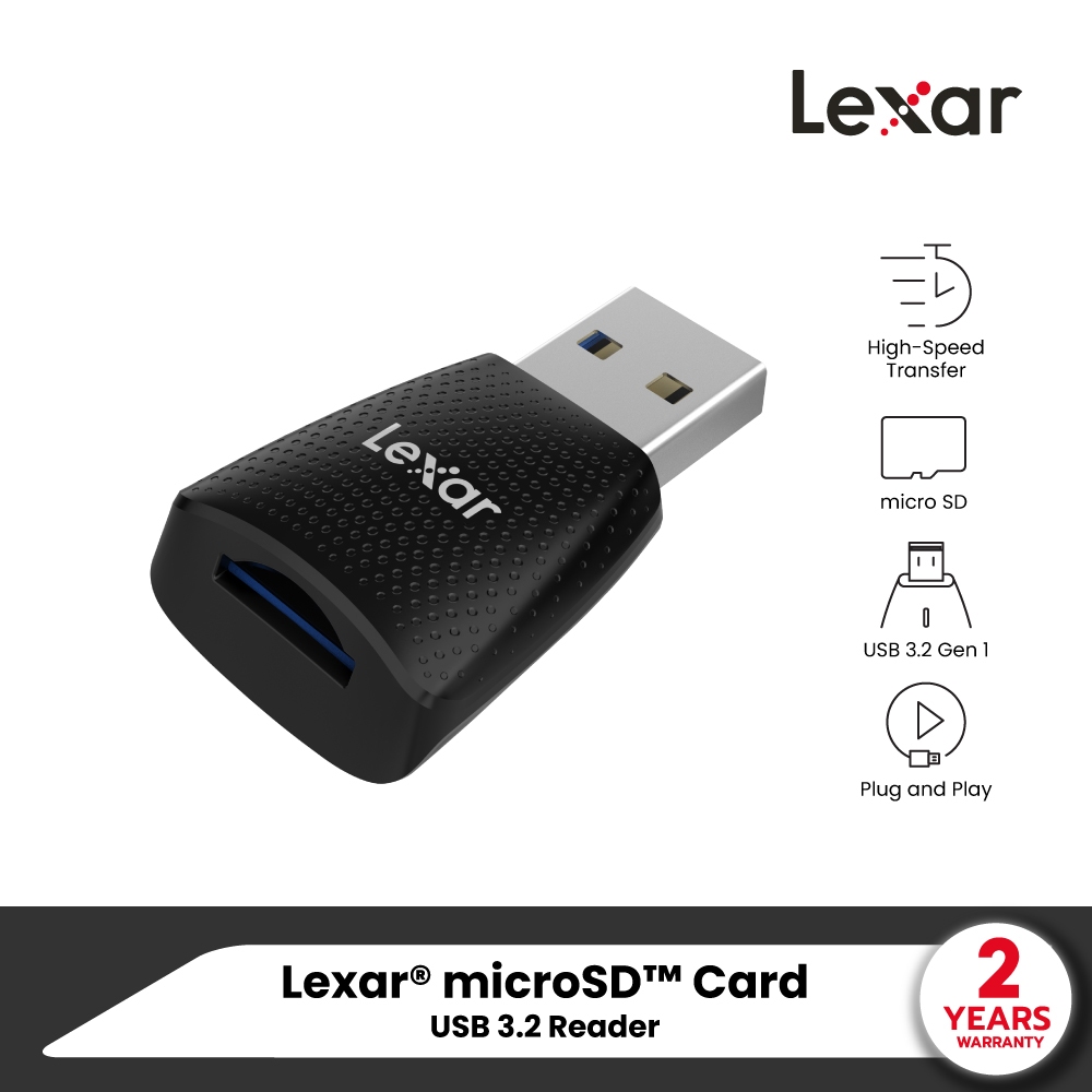 Lexar microSD™ Card USB 3.2 Reader (การ์ดรีดเดอร์) รองรับไมโครเอสดี ...