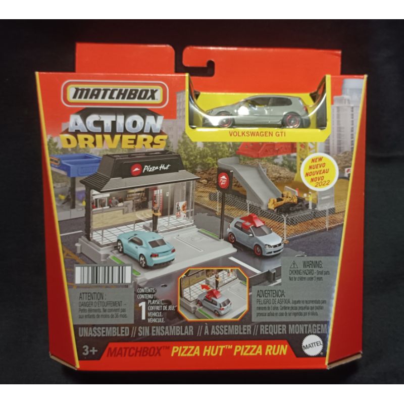 Matchbox Action Drivers Pizza Hut สินค้าของใหม่ กล่องมีรอยยับบ้างนะครับ ...