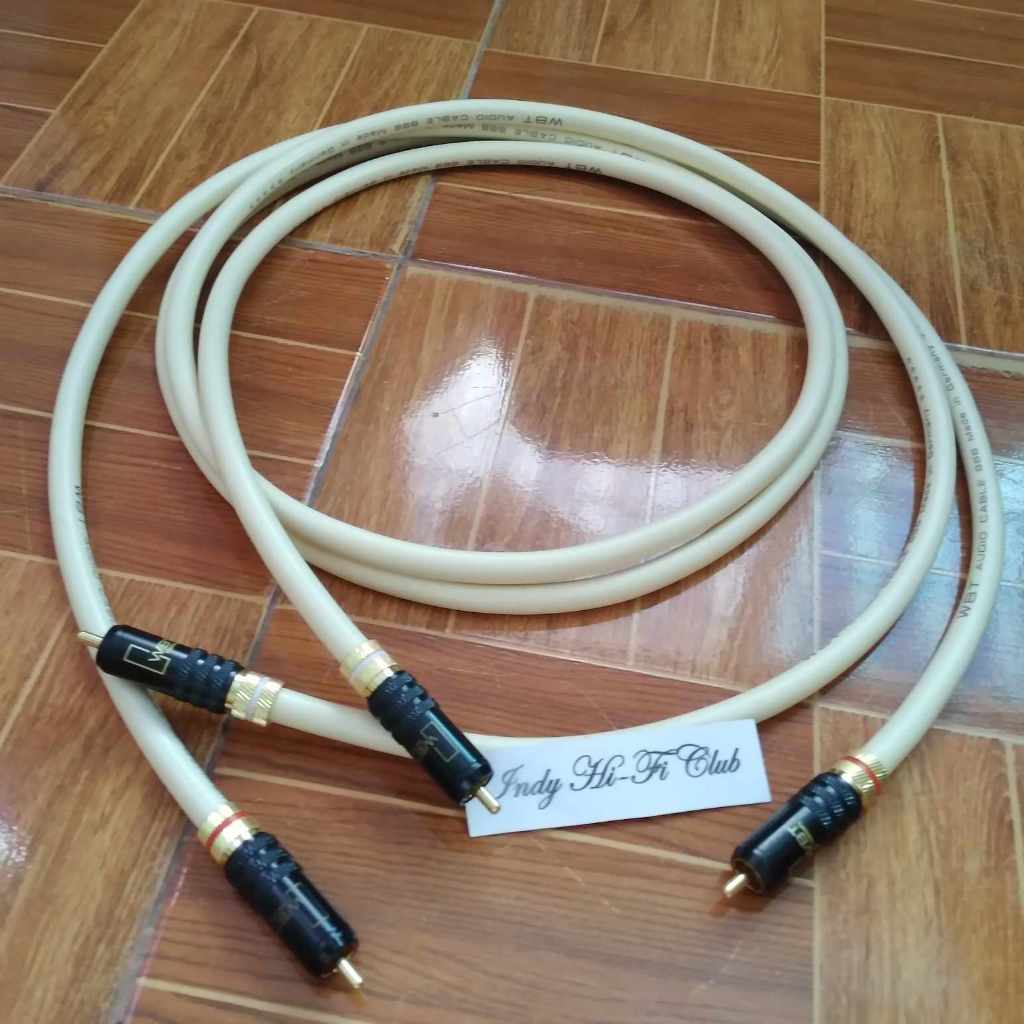 สายสัญญาณ RCA WBT Audio Cable หัวแจ็คแบบขันล็อค แบบ 2 เส้น มีสินค้า ...