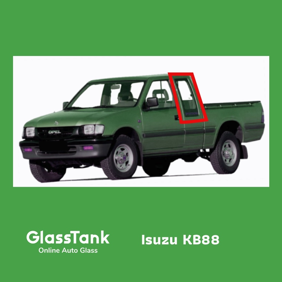 กระจกแคป กระจกประตู Isuzu ดราก้อนอาย KB88, TFR, มังกร อีซูซุ ซ้าย ขวา ...