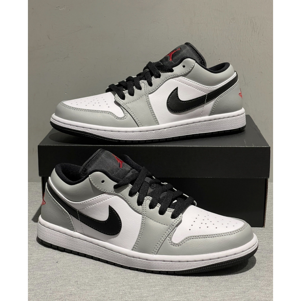 (ส่งฟรี) Nike Air Jordan 1 Low"Light Smoke Grey" รองเท้าผ้าใบ รองเท้า ...
