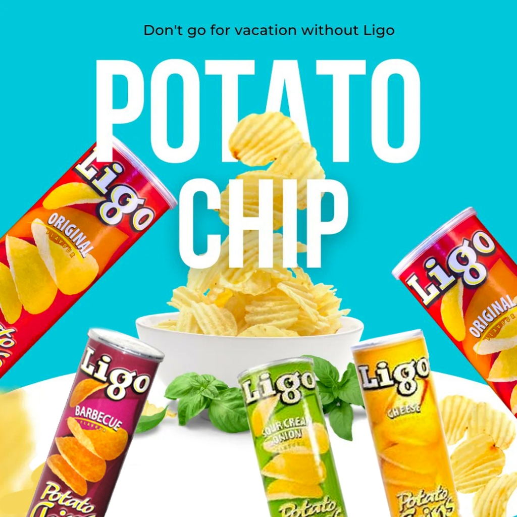 Ligo Potato Chips 110g ลิโก้ โปเตโต้ มันฝรั่งทอดกรอบ | Shopee Thailand