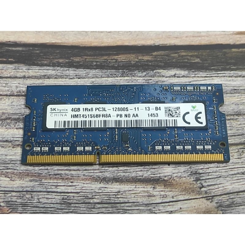 RAM ยี่ห้อ SK hynix ของแท้ ติดมากับ Laptop Dell ขนาด 4GB 1Rx8 PC3L 12800S-11 -13 -B4 ซึ่งมาพร้อม ...