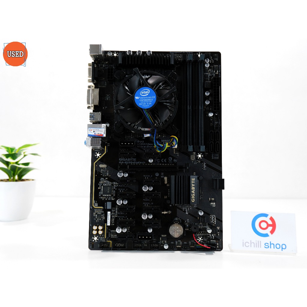 ชุดซีพียูพร้อมเมนบอร์ด CPU : INTEL PENTIUM G4600 + MB : GIGABYTE GA-B250-FINTECH P13193 | Shopee ...