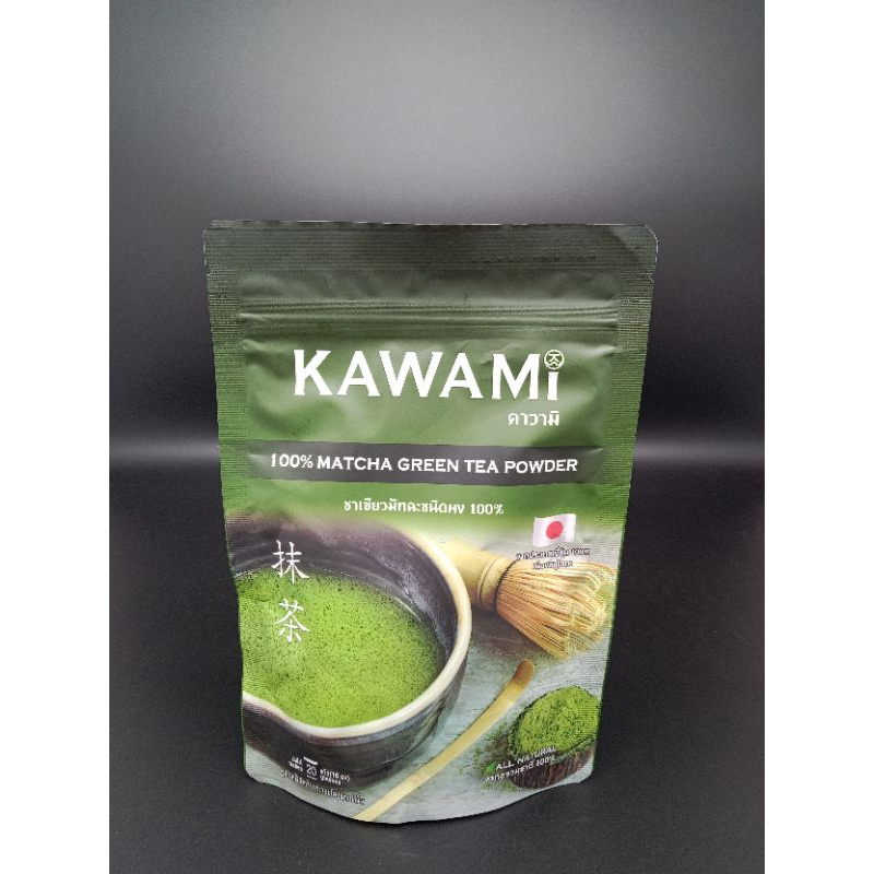 Kawami ชาเขียวมัทฉะชนิดผง 100% | Shopee Thailand
