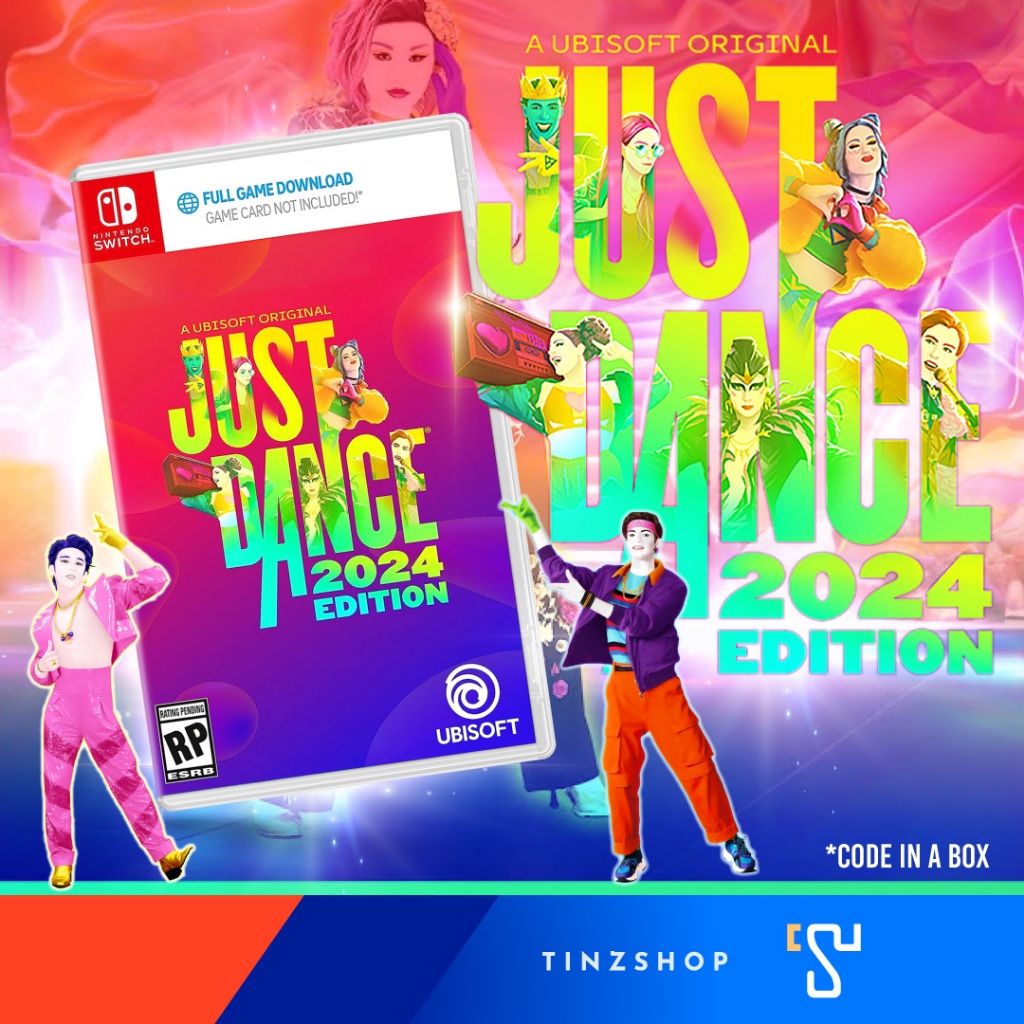 Nintendo Switch Game : Just Dance 2024 Edition (Code in a Box) / เกมดาวน์โหลด ไม่มีแผ่นเกม ...