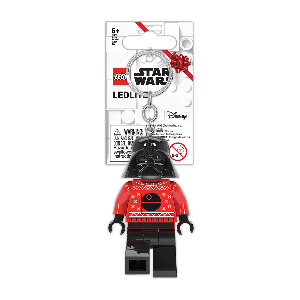 LEGO พวงกุญแจไฟฉาย เลโก้ สตาร์วอร์ส ดาร์ธเวอเดอร์ Darth Vader Ugly Sweater LED Keychain | Shopee ...