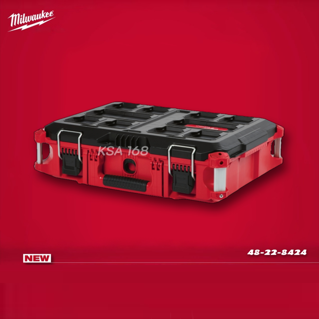 Milwaukee กล่องใส่เครื่องมือ PACKOUT™ ไซส์กลาง รหัส 48-22-8424 | Shopee ...
