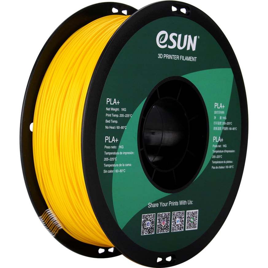 # Yellow สีเหลือง #eSUN ePLA-Gloss 1.75mm 1 Kg. ePLA Gloss 3d Printer Filament เส้นใยพลาสติก ...