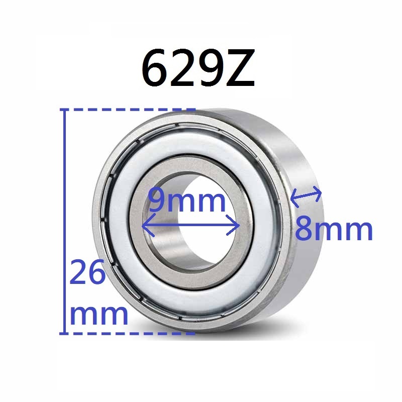 ลูกปืน 629 ตลับลูกปืน 629Z ตลับลูกปืนพัดลม 629z เสียงเงียบ ยางรองตลับ ...