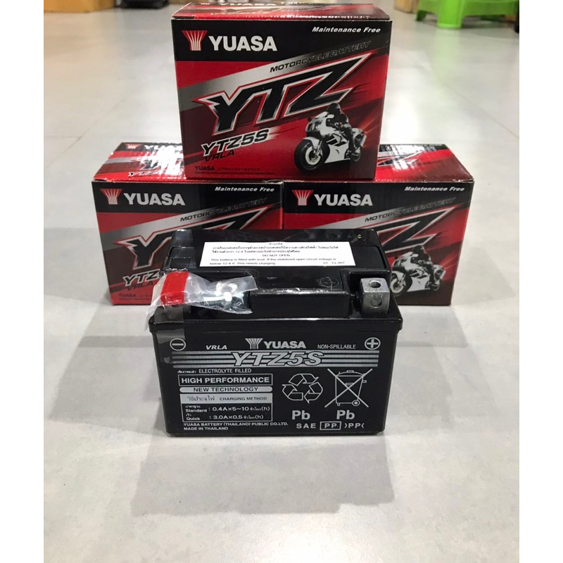 แบต ยัวซ่า ytz5 ใส่เวฟ ทุกร่น 12v/5 แอม | Shopee Thailand