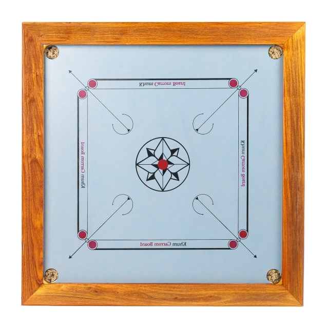 Carrom Board แคร์ร่อม บอร์ด สีฟ้า | Shopee Thailand
