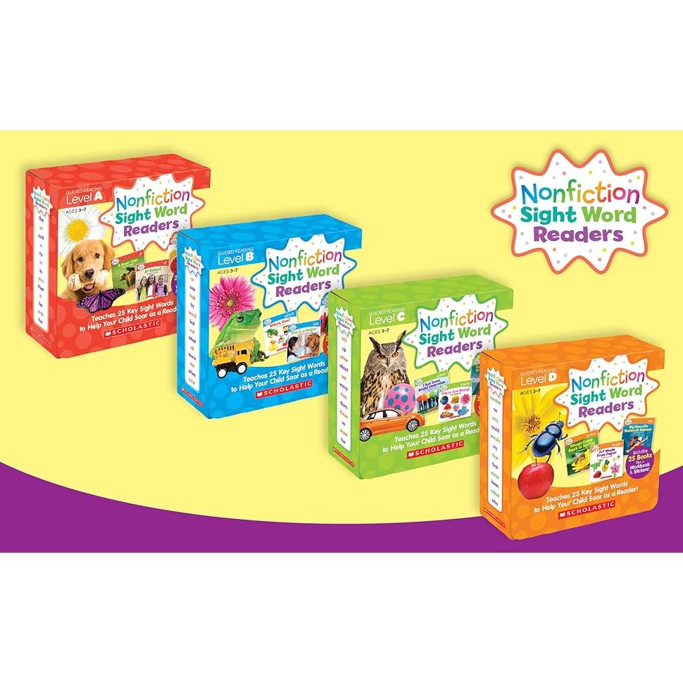 (มีโค้ดส่วนลด) สนพ. Scholastic : Nonfiction Sight Word Readers ชุด ...
