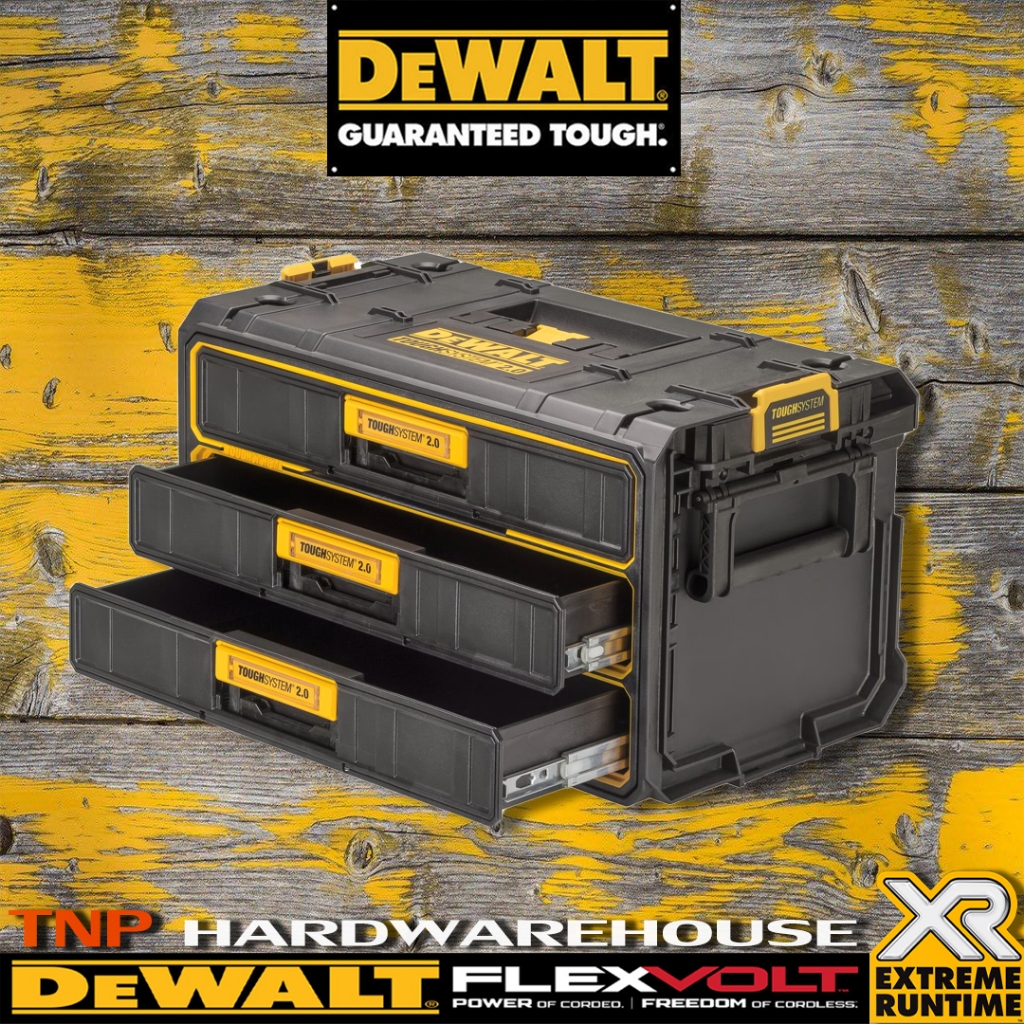 Dewalt กล่องเครื่องมือช่างลิ้นชัก 3 ชั้น DEWALT DWST08330-1 TOUGHSYSTEM ...