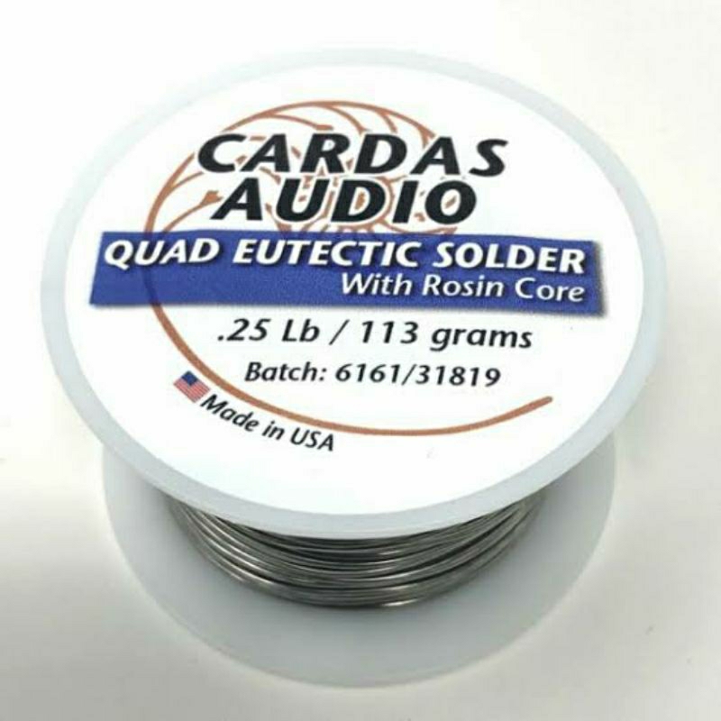 Cardas ของแท้ Audio Grade Cardas Quad Eutectic ตะกั่วผสมทองแดงและเงิน 4 ...