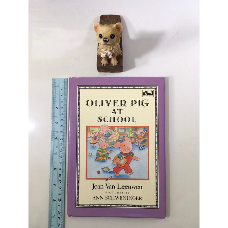 Oliver Pig At School By Jean Van Leeuwen หนังสือภาษาอังกฤษมือสองปกแข็ง ...