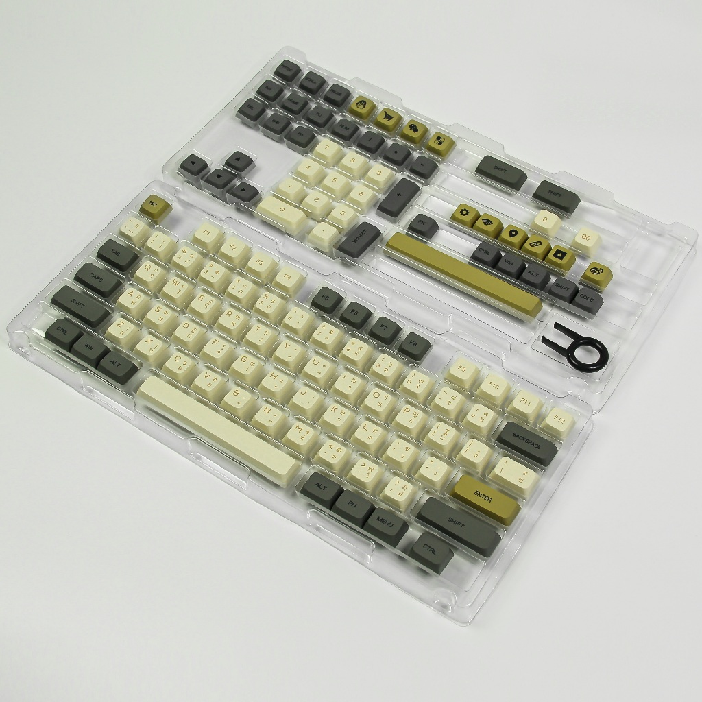 ZIFRIEND Shimmer Theme Keycap 125-Key XDA Profile PBT Key Cap สำหรับ ...