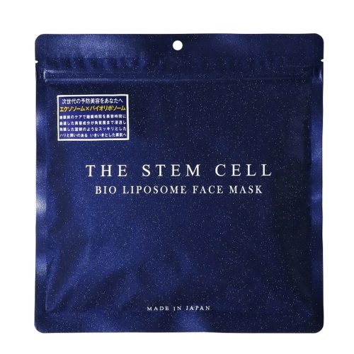 The stem cell face mask แผ่นมาร์กหน้าจากญี่ปุ่น 1 แพ็ค มี 30 แผ่น THE STEM CELL BIO LIPOSOME ...