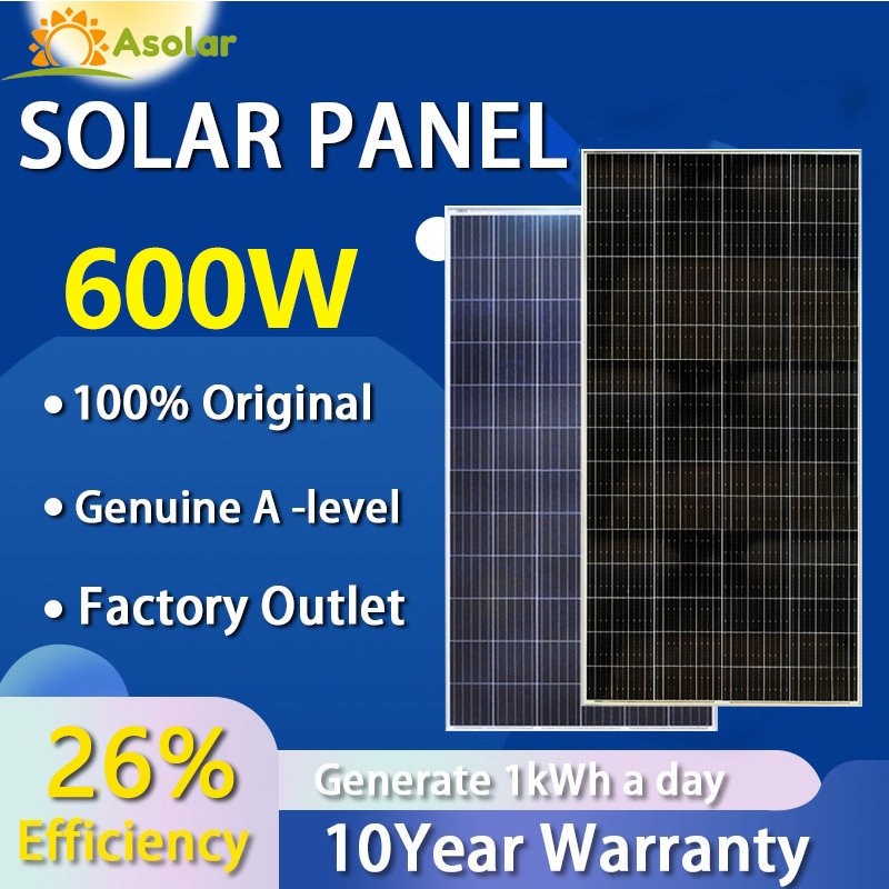 600W แผงพลังงานแสงอาทิตย์ แผงโซล่าเซลล์ แผงโซลาร์เซลล์ แผงโซล่าเซลล์ ...