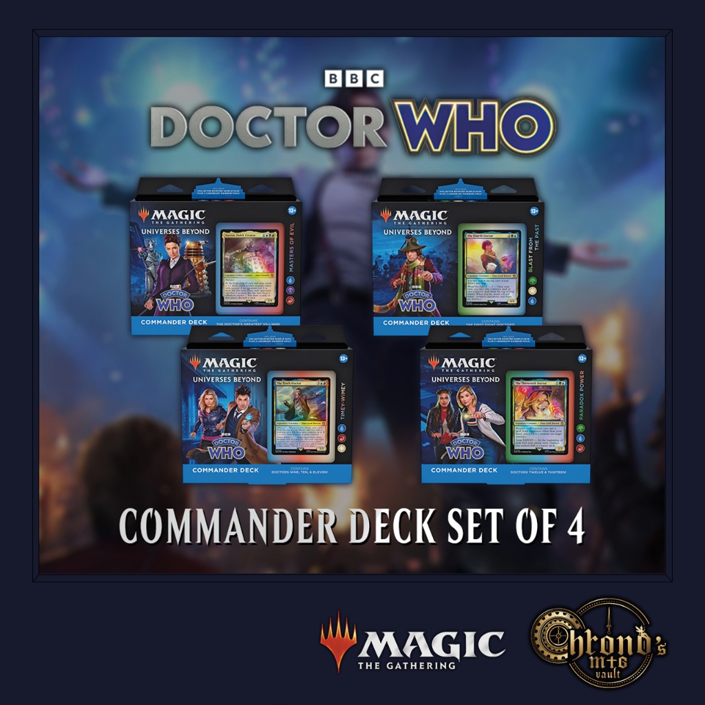 [MTG] Doctor Who Commander Deck Set of 4 | Shopee Thailand