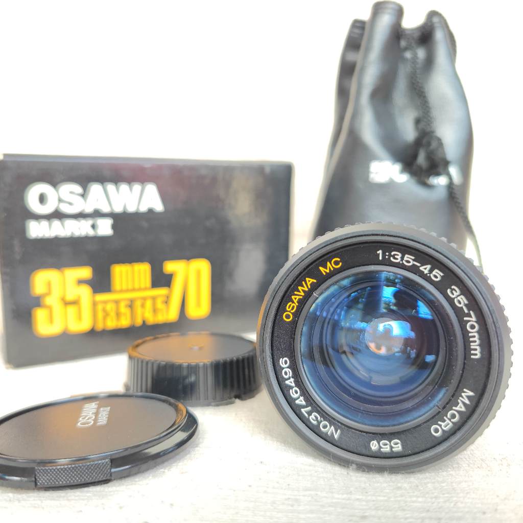 เลนส์กล้อง Osawa MC Macro Lens 35-70mm f/3.5-4.5 (16) zoom FD Mount ...