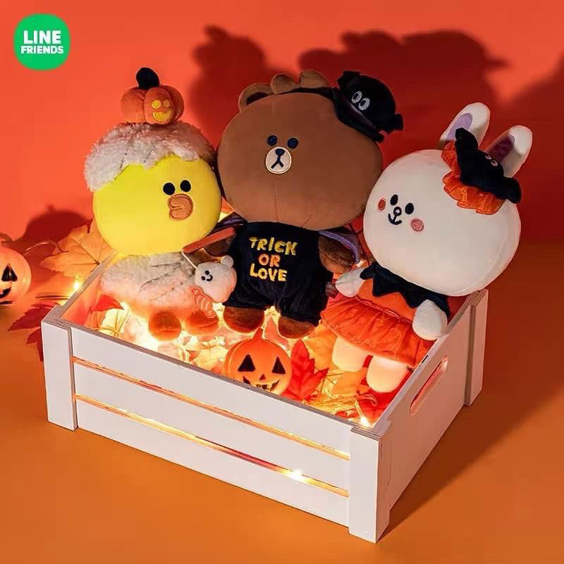 พร้อมส่ง 🎃 LINE FRIENDS HALLOWEEN หมีบราวน์ชุดฮาโลวีน | Shopee Thailand