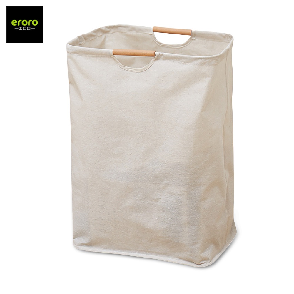 ERORO ตะกร้าผ้าพับได้ ทรงสี่เหลี่ยม สไตล์ญี่ปุ่น ความจุขนาดใหญ่ ทำความ ...