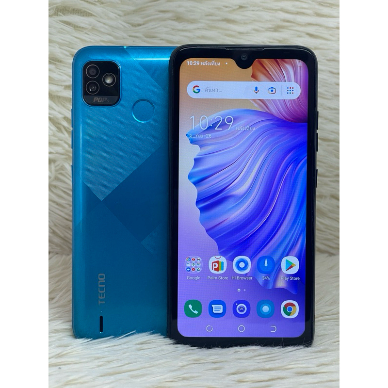 เทคโน pop5 หน้าจอกว้าง6.52 นิ้ว พร้อมใช้งานแถมฟรีชุดชาร์จ | Shopee Thailand