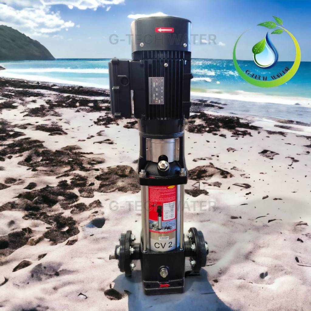 ปั้มน้ำ ปั้มแนวตั้ง PUMP GIG CV2 15ใบพัด 1.5KW 220V 50HZ หน้าแปลน 1 ...