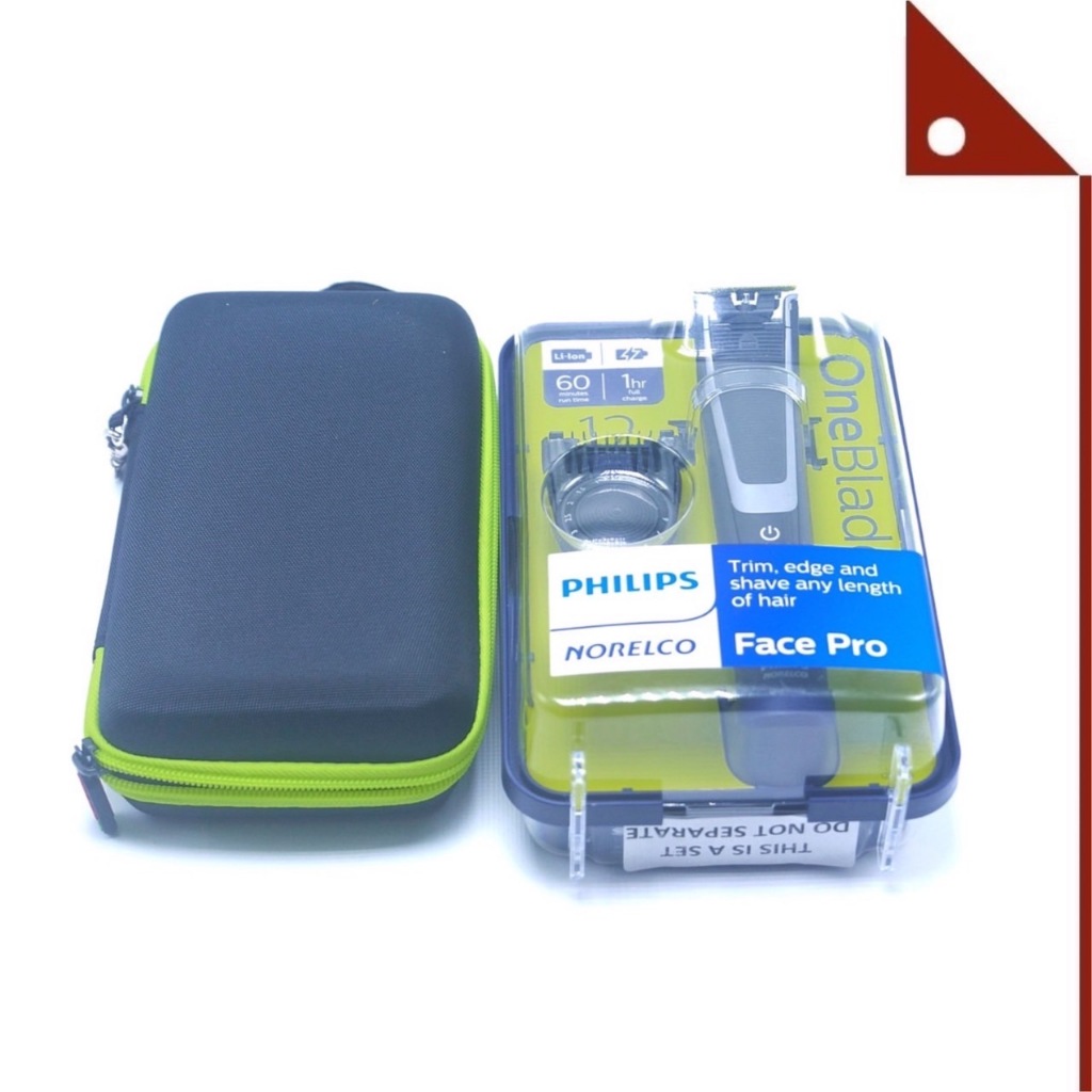 Philips : PILQP6510NEEGO* เครื่องโกนหนวดพร้อมกล่องเก็บ Norelco Oneblade ...