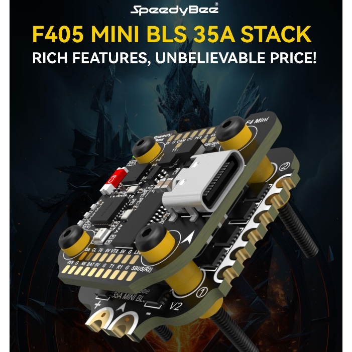 [STACK 20x20] SpeedyBee F405 Mini BLS 35A 20x20 Stack บอด และ สปีด ...