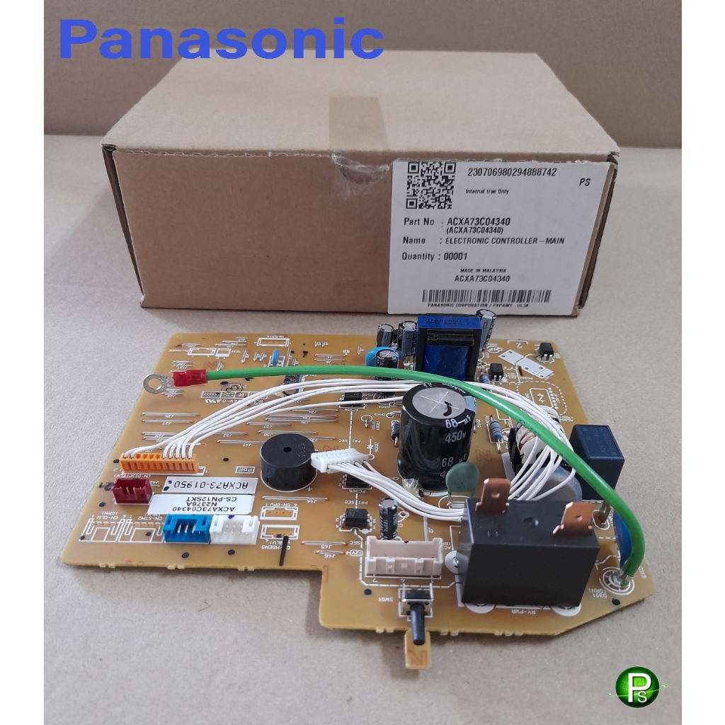 แผงบอร์ด ELECTRONIC CONTROLLER-MAIN ACXA73C04340 แอร์ PANASONIC ...