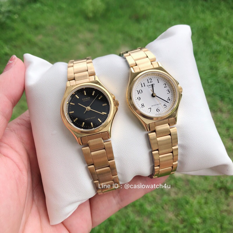 Casio ของแท้ Cmg นาฬิกาผู้หญิง สีทอง รุ่น Ltp 1130n 1a Ltp 1130n 7b รับประกันศูนย์เซ็นทรัล 1